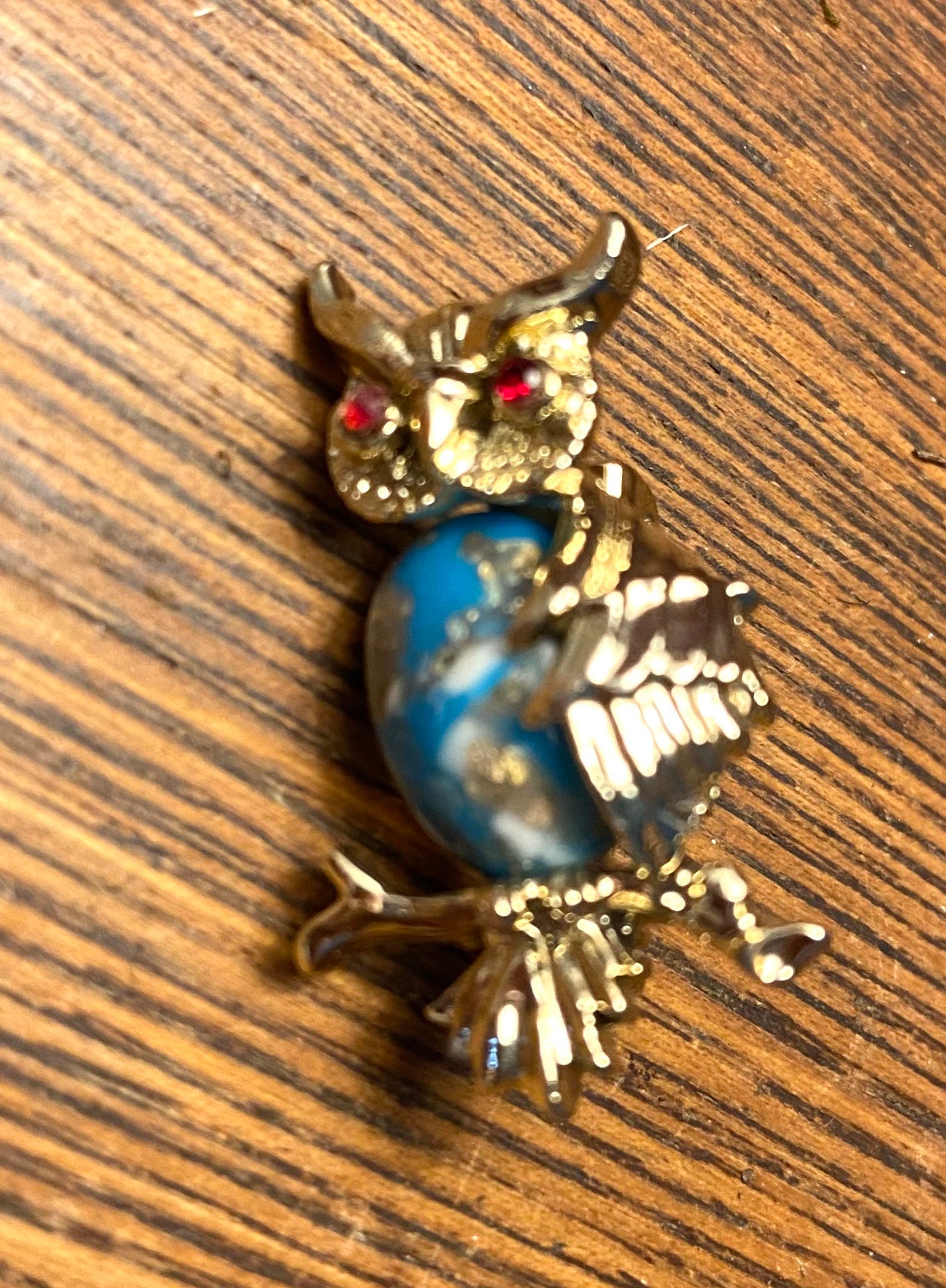 Vintage Gerry’s Jelly Belly Owl Pin Crystal Rhinestone Bird Brooch ...