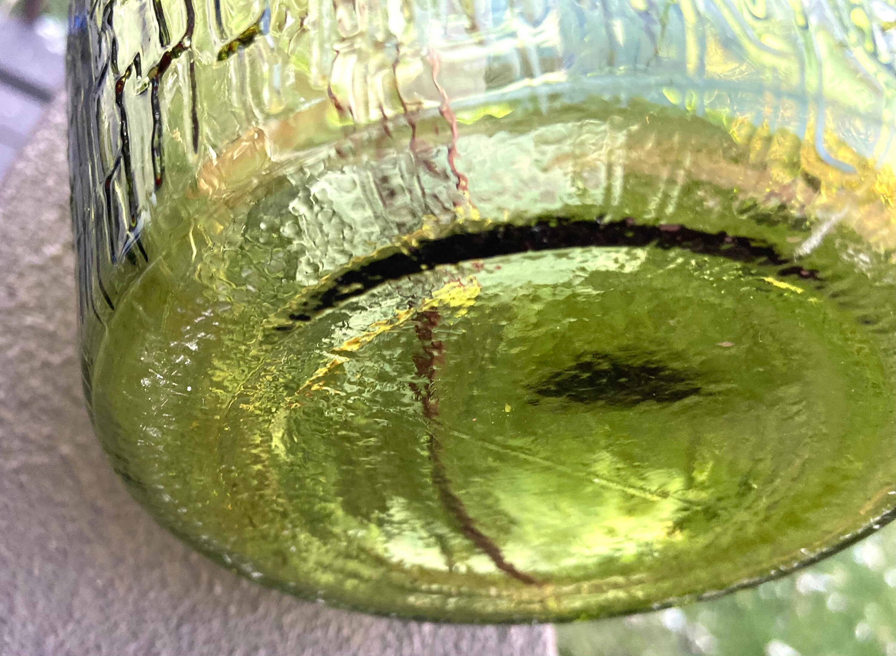 Vintage Pagoda Avocado Green Glass Large Pitcher Retro Anchor | Etsy