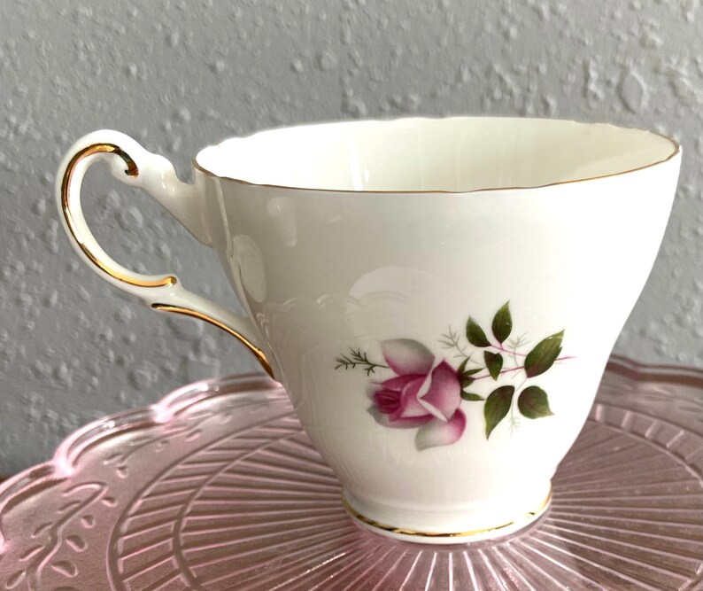Vintage Regency England Rose Teacup/ Saucer, REGENCY English Bone China ...