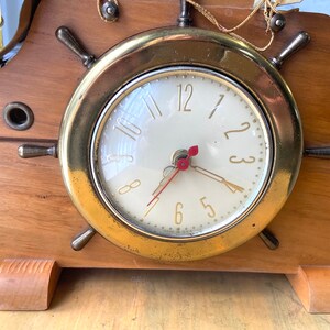 Vintage Pirate CLOCK works Novelty National Silver Brass New Jersey Co ...