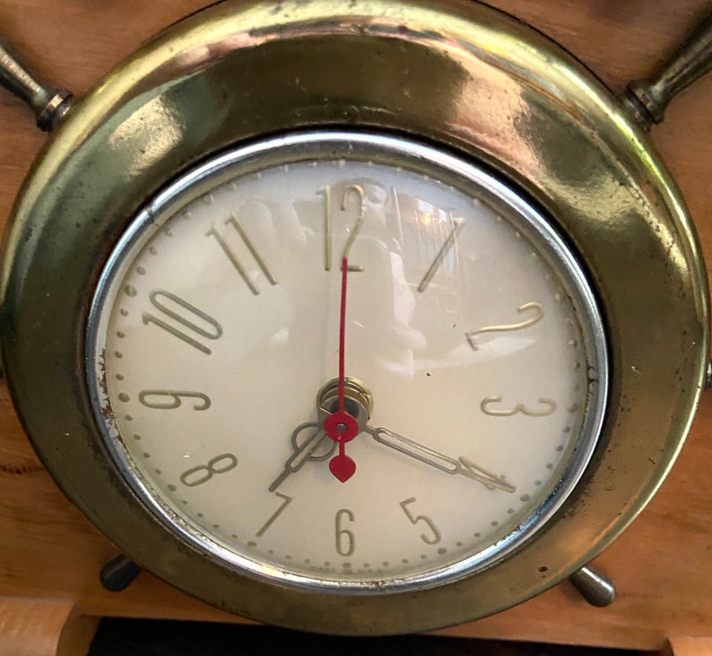 Vintage Pirate CLOCK works Novelty National Silver Brass New - Etsy