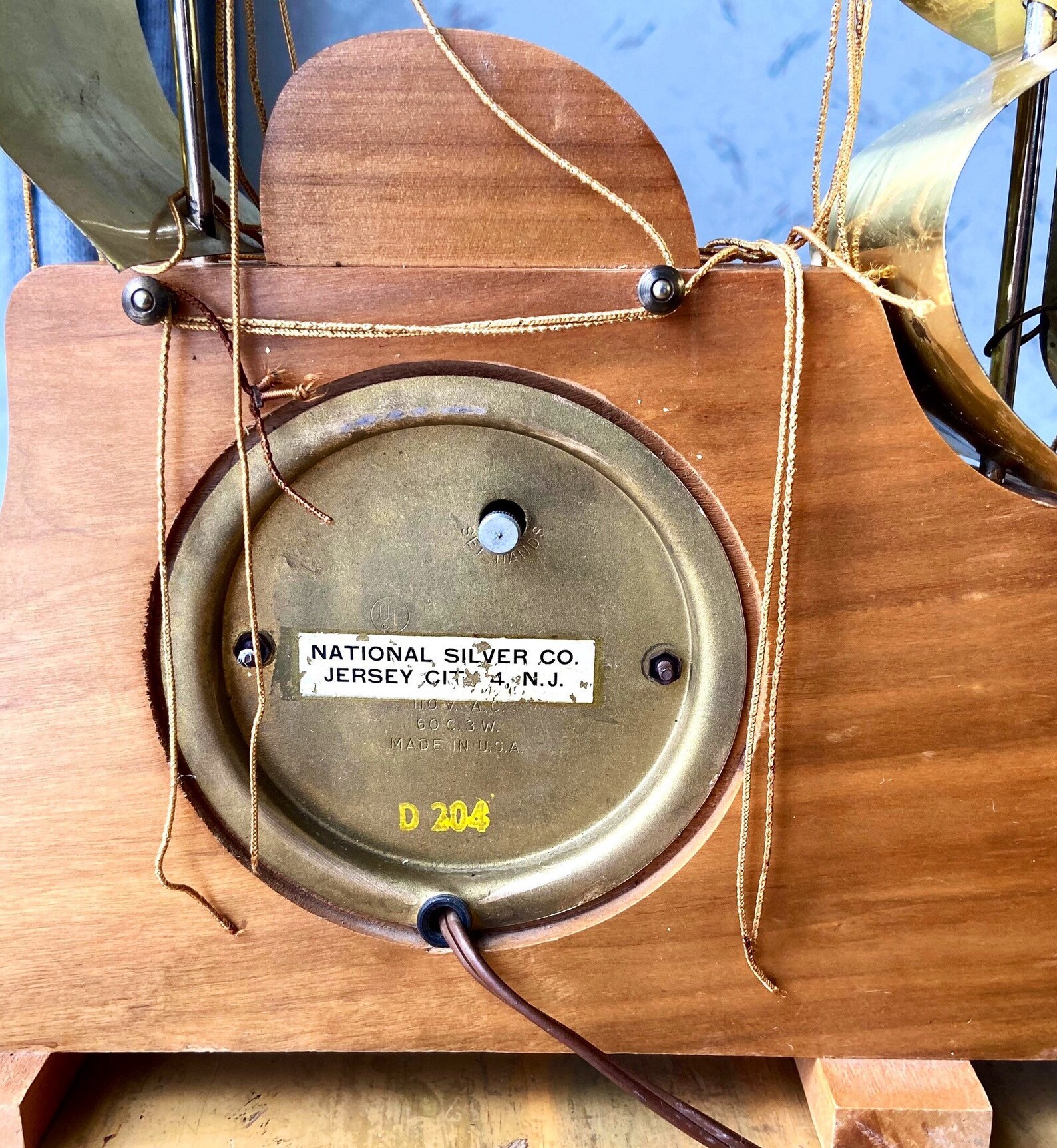 Vintage Pirate CLOCK works Novelty National Silver Brass New - Etsy