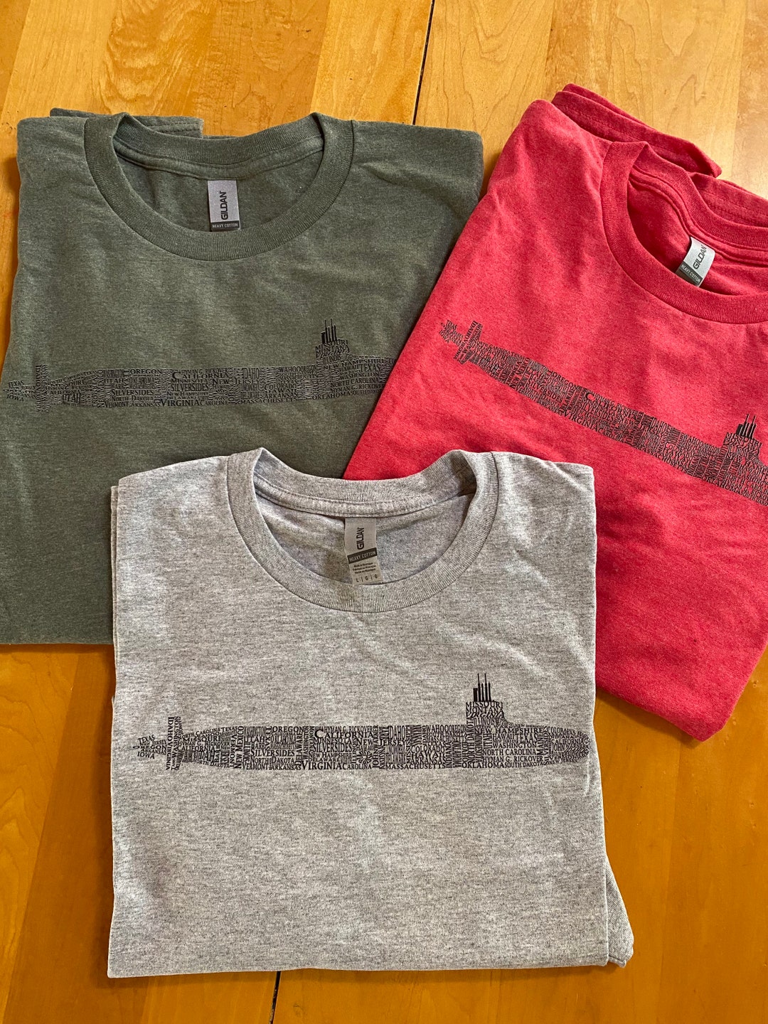 Submarine Names Virginia Class Shirt by Notgreatshirts - Etsy