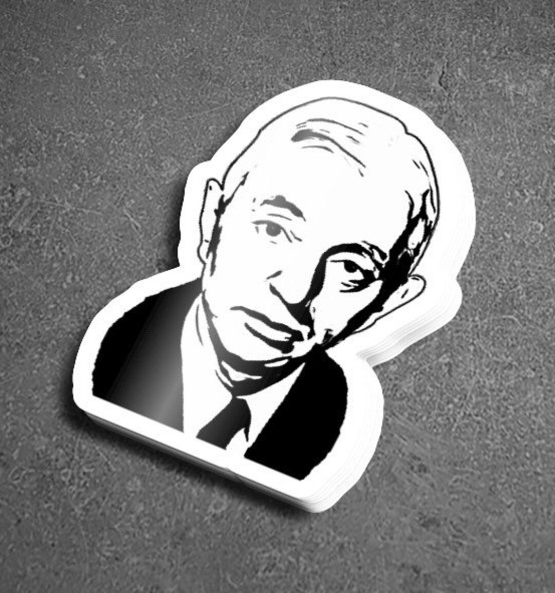 Rickover Clear Sticker by Notgreatshirts - Etsy