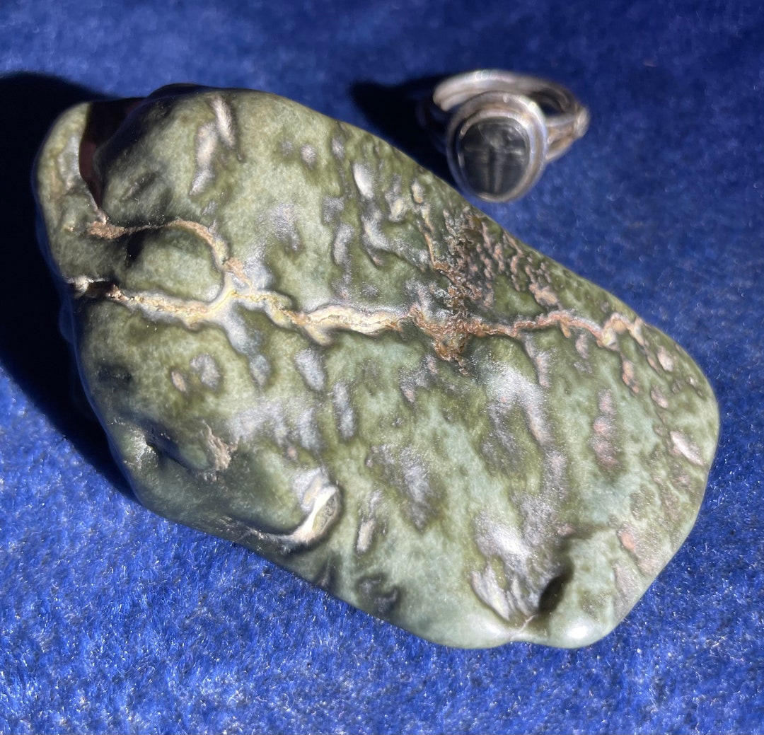Wyoming Frogskin/pattern Jade Polished - Etsy