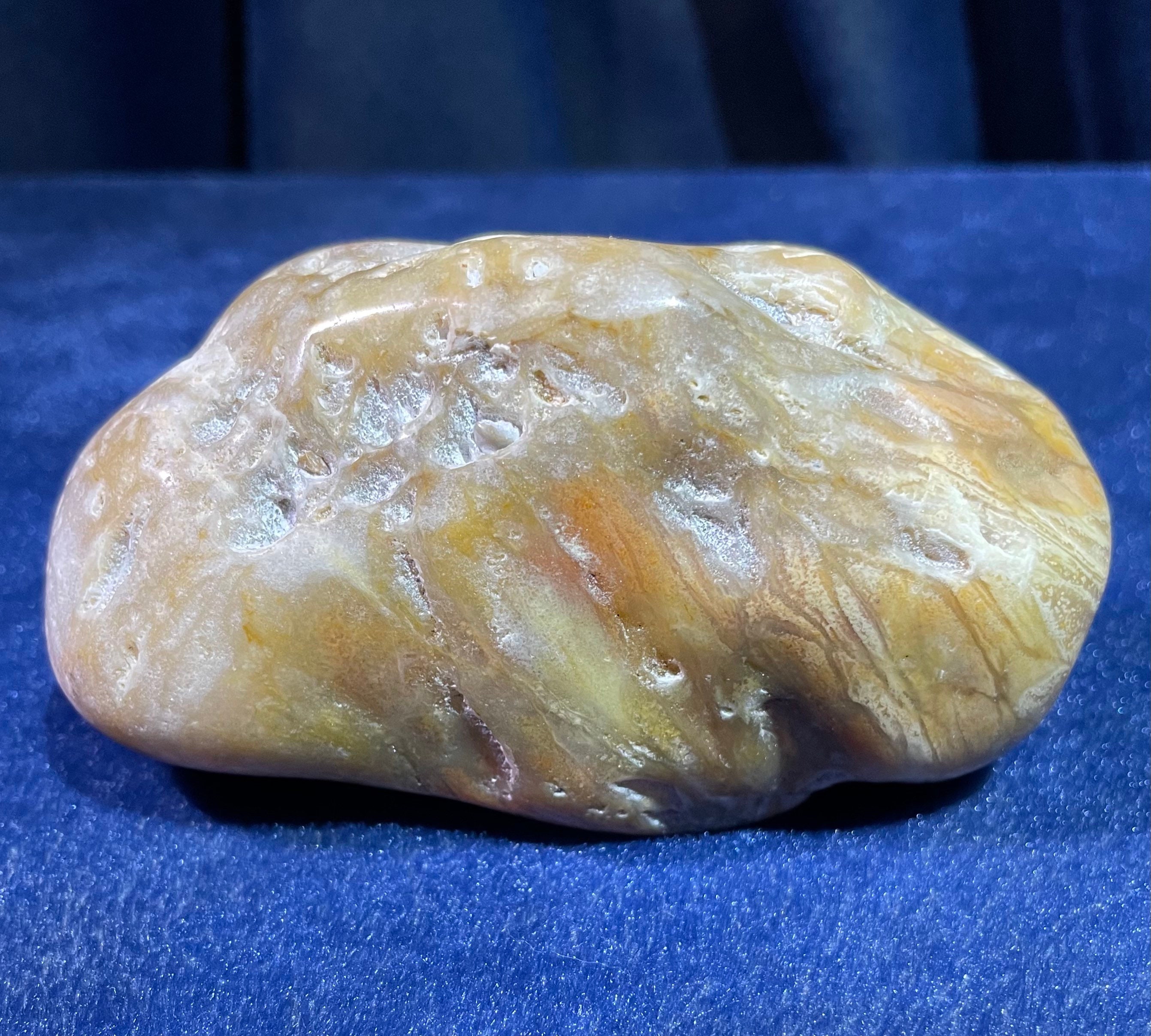Polished Wyoming Flame Sponge / Prairie Agate - Etsy