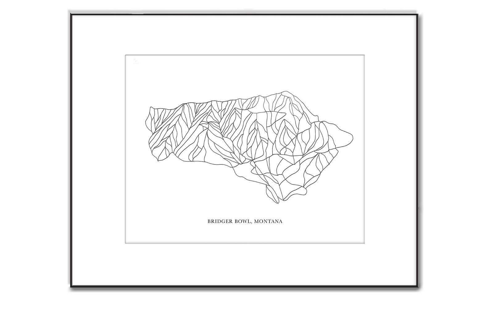 Bridger Bowl Ski Map Bridger Bowl MT Bridger Bowl Trail Map - Etsy