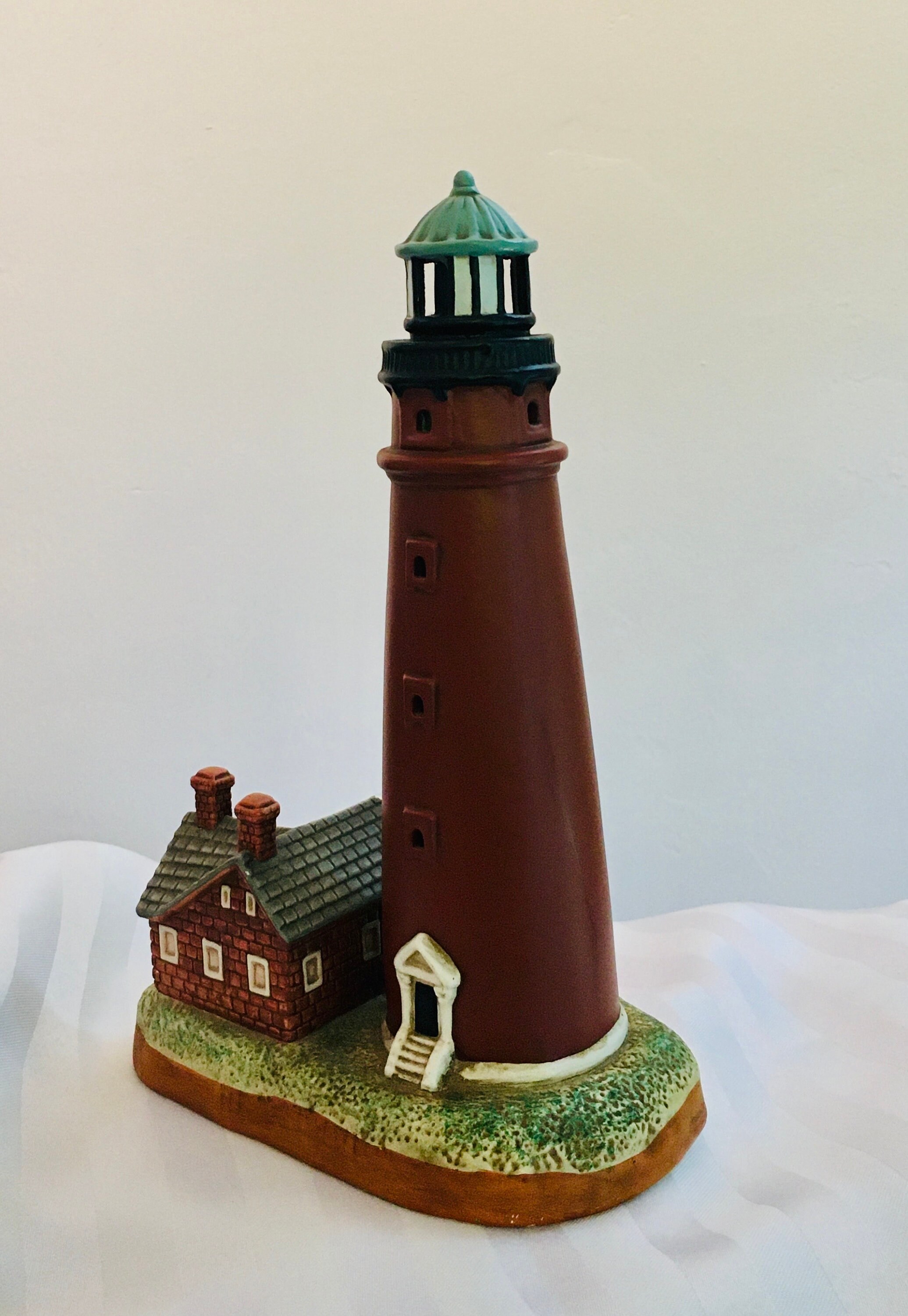 Vintage Ceramic 10 Tall Lighthouse Replica ponce De Leon Inlet of 1887 ...