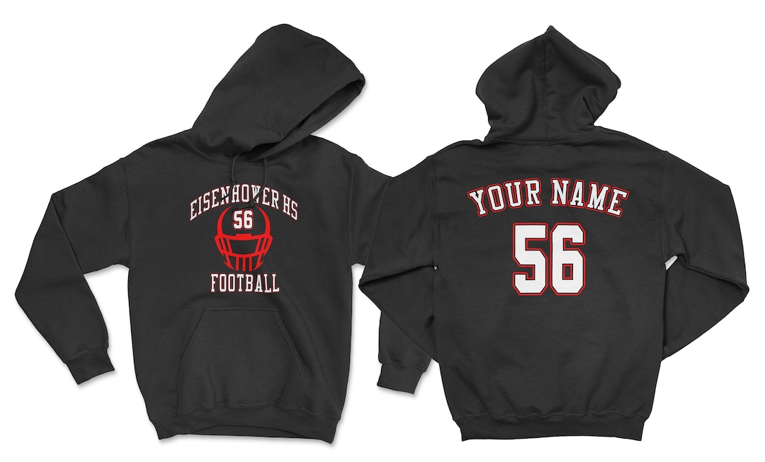 Custom Football Team Hoodie - ADULT SIZE UNISEX - Choose School ...