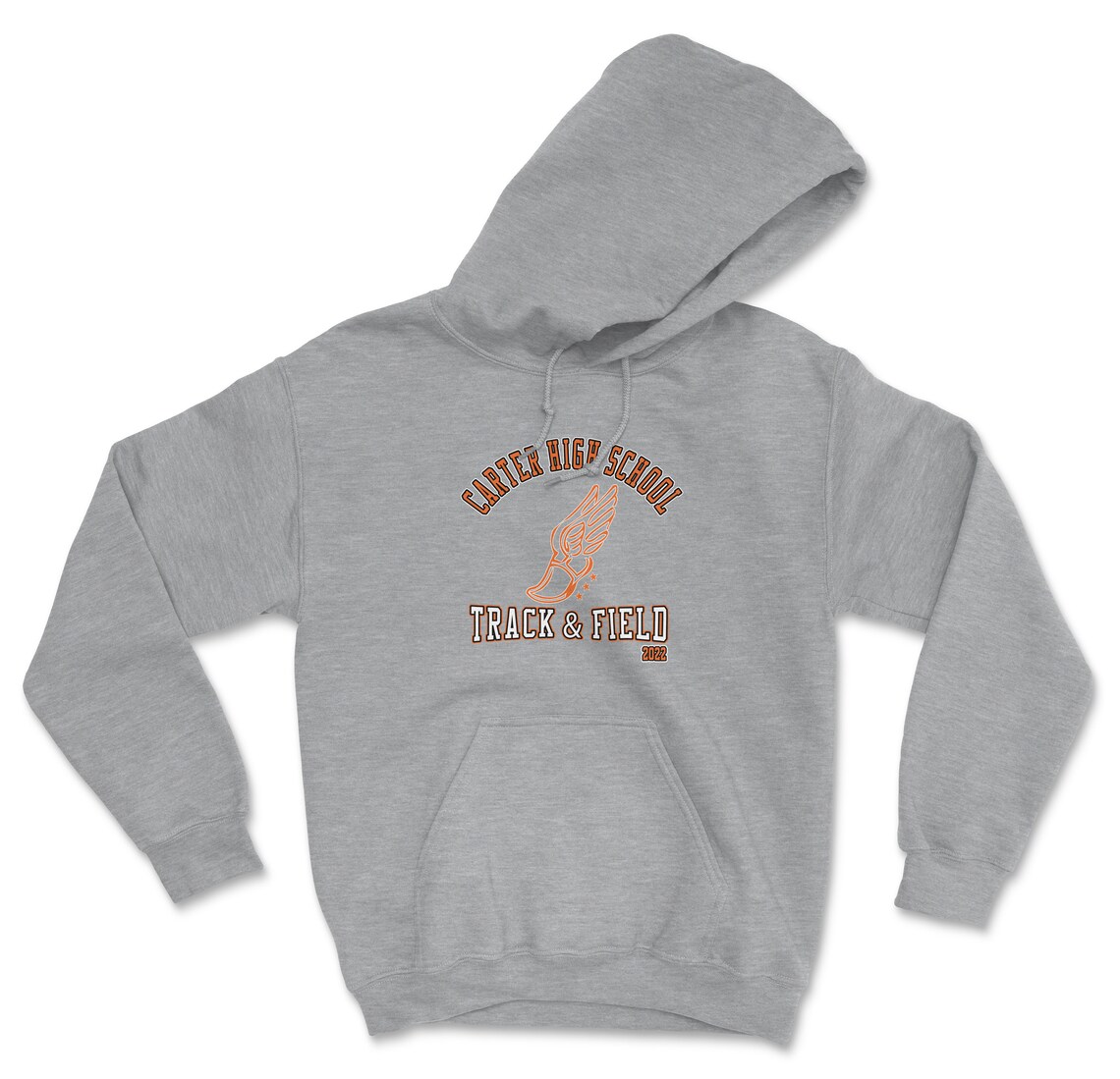 Custom Track & Field Team Hoodie ADULT SIZE UNISEX Choose School ...