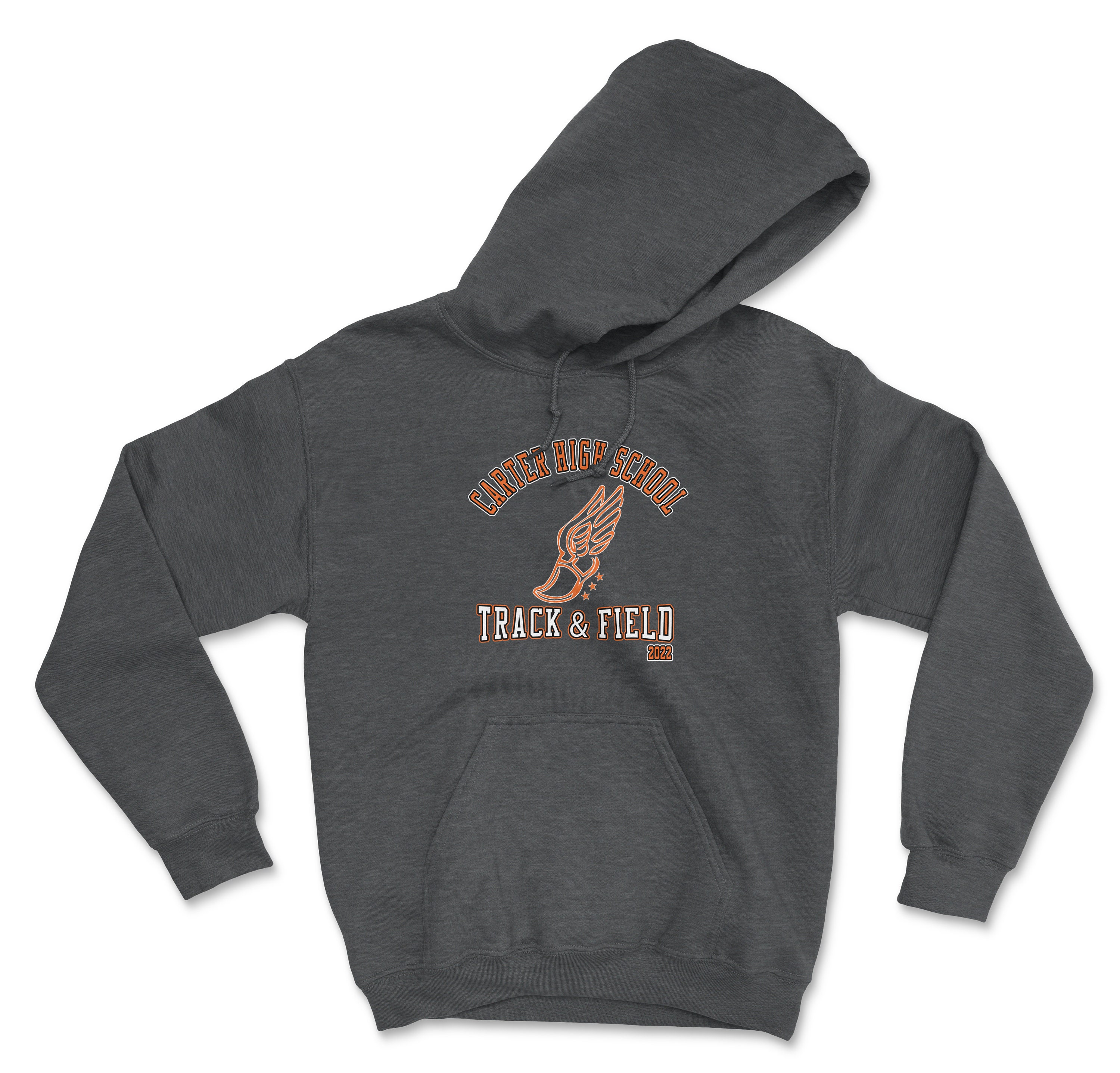 Custom Track & Field Team Hoodie - ADULT SIZE UNISEX - Choose School ...
