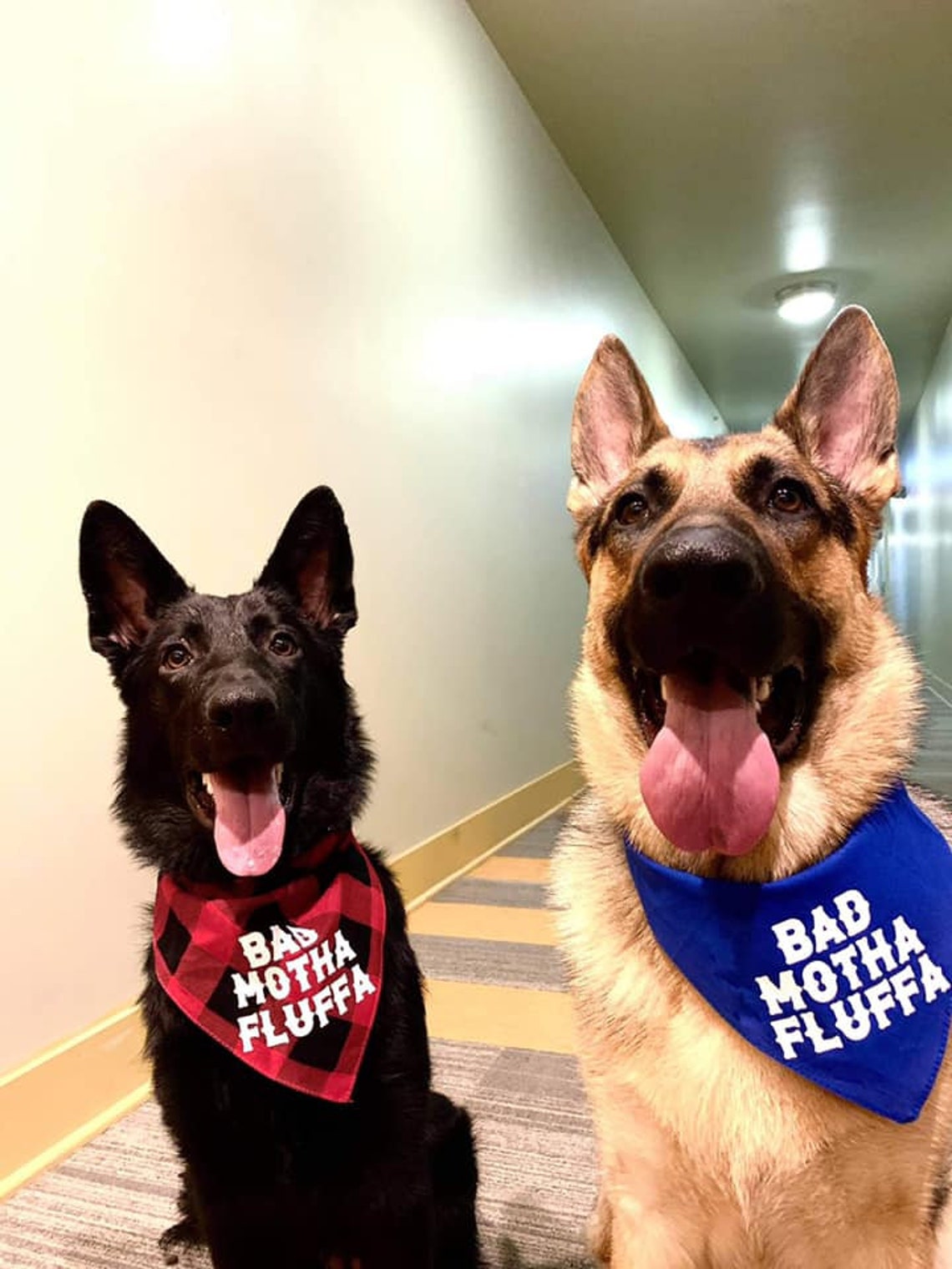 BAD MOTHA FLUFFA Dog Bandana | Etsy