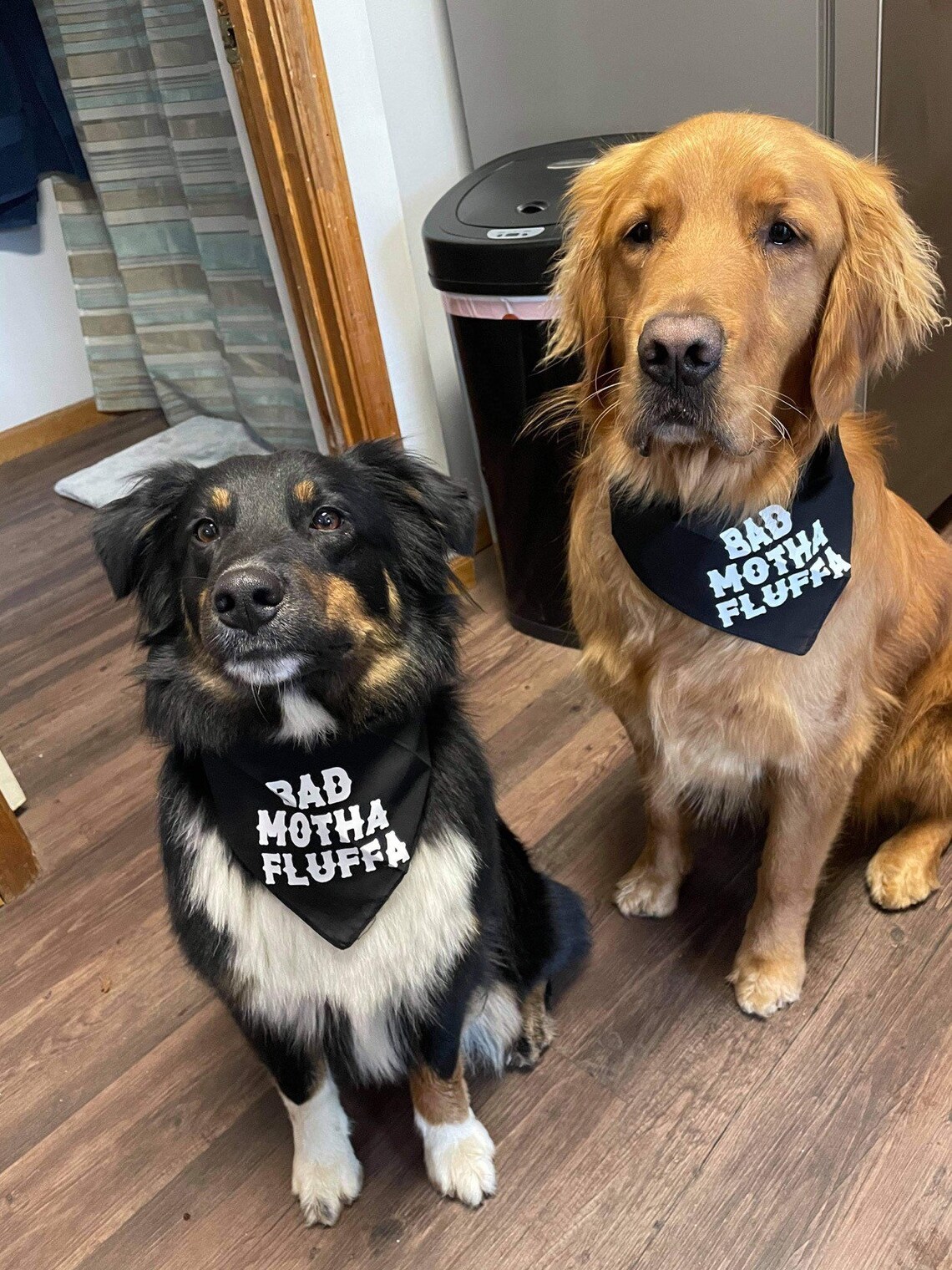 BAD MOTHA FLUFFA Dog Bandana | Etsy