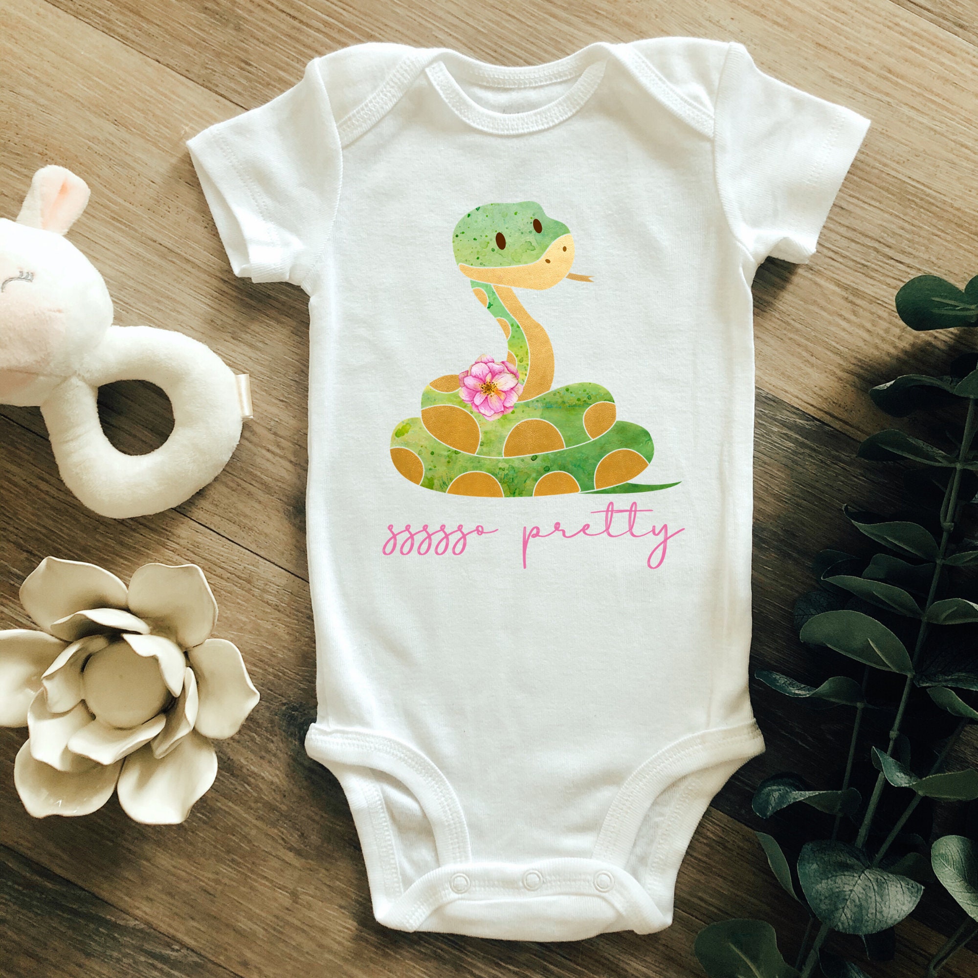 So Pretty Snake Onesie Boho Baby Onesie Baby Girl Bodysuit | Etsy