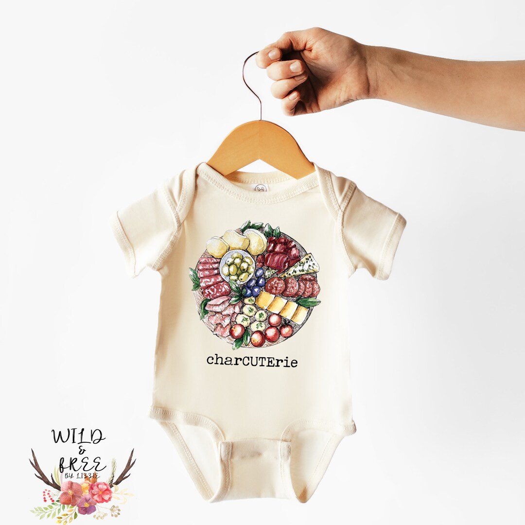 Charcuterie Baby Bodysuit, Funny Chef Baby Onesie, Charcuterie Onesie ...