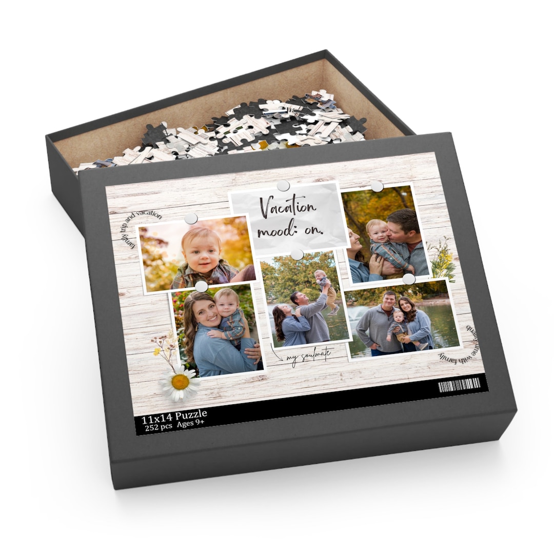 Personalized Photo Collage Puzzle (120, 252, 500-piece) Customized With ...