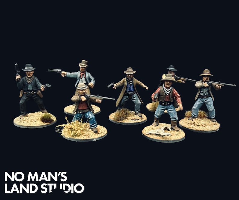 Wild West, Pre Painted Miniatures, Dead Mans Hand, What A Cowboy, 28mm ...
