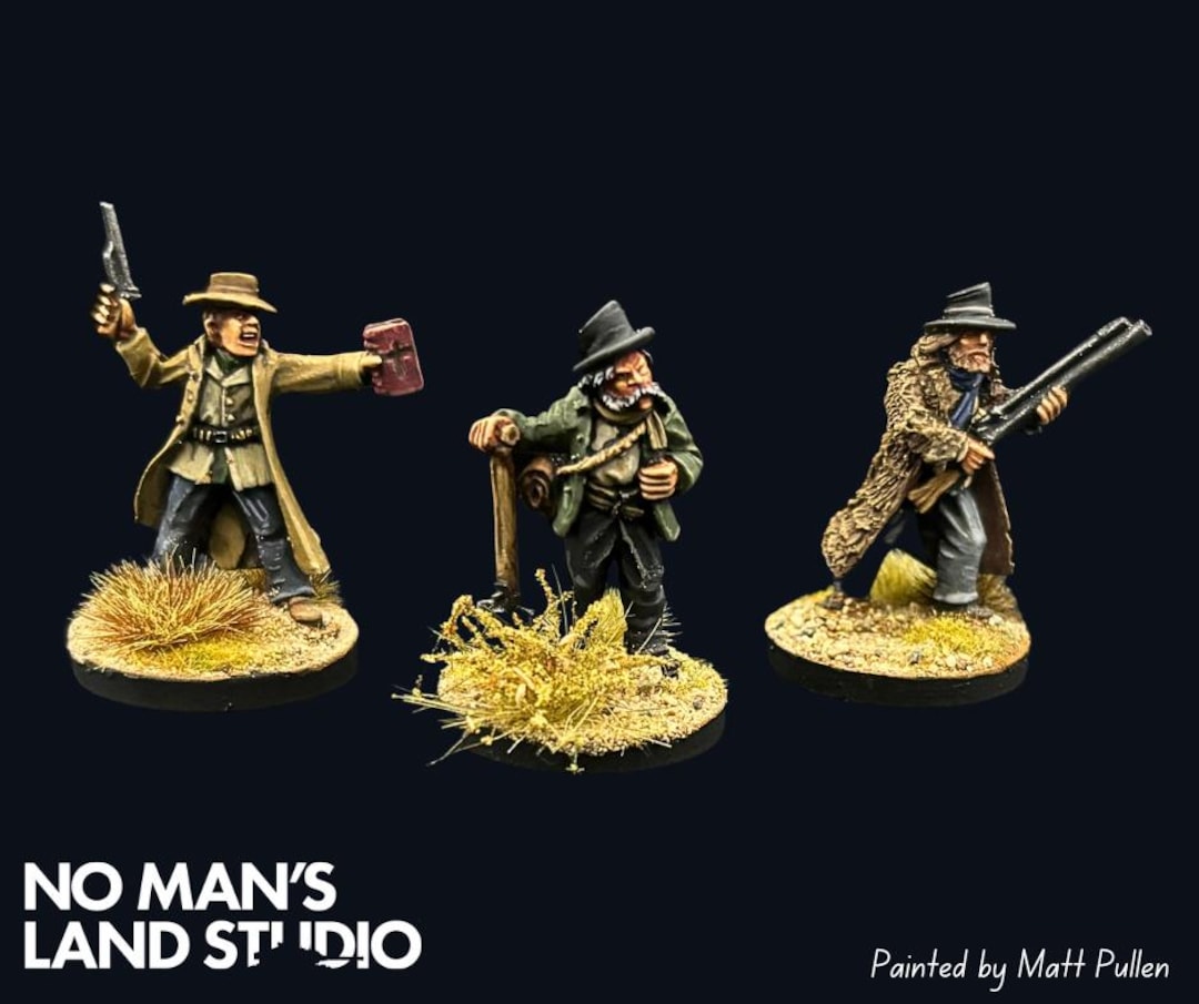 Wild West Pre Painted Miniatures Dead Mans Hand What A Cowboy, 28mm ...