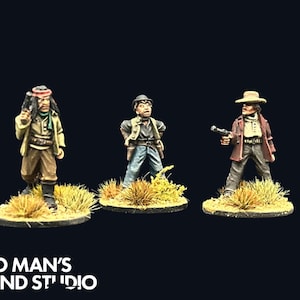 Wild West, Pre Painted Miniatures, Dead Mans Hand, What A Cowboy, 28mm ...