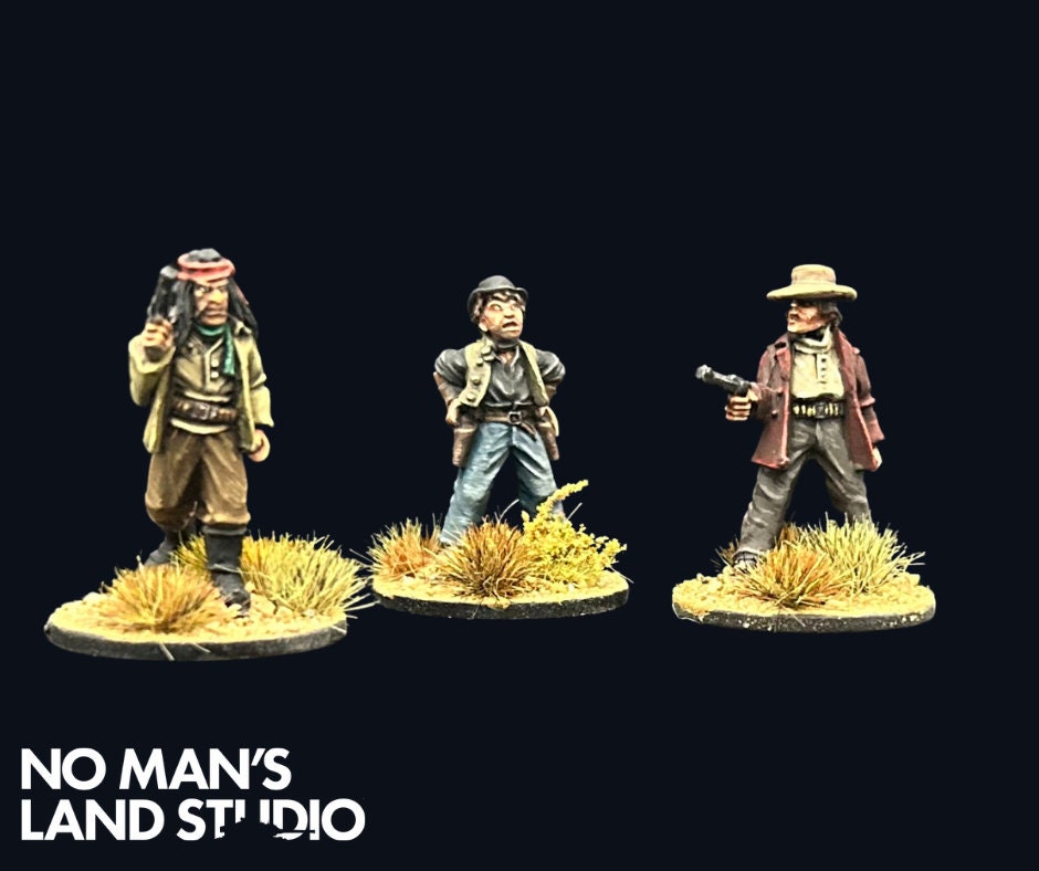 Wild West, Pre Painted Miniatures, Dead Mans Hand, What A Cowboy, 28mm ...