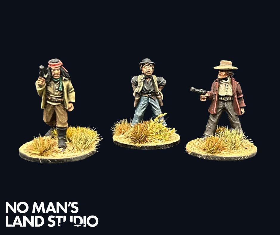Wild West, Pre Painted Miniatures, Dead Mans Hand, What A Cowboy, 28mm ...