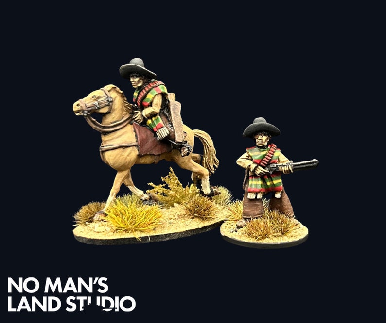 Wild West Pre Painted Miniatures Mexican Hector What A Cowboy Bandit ...