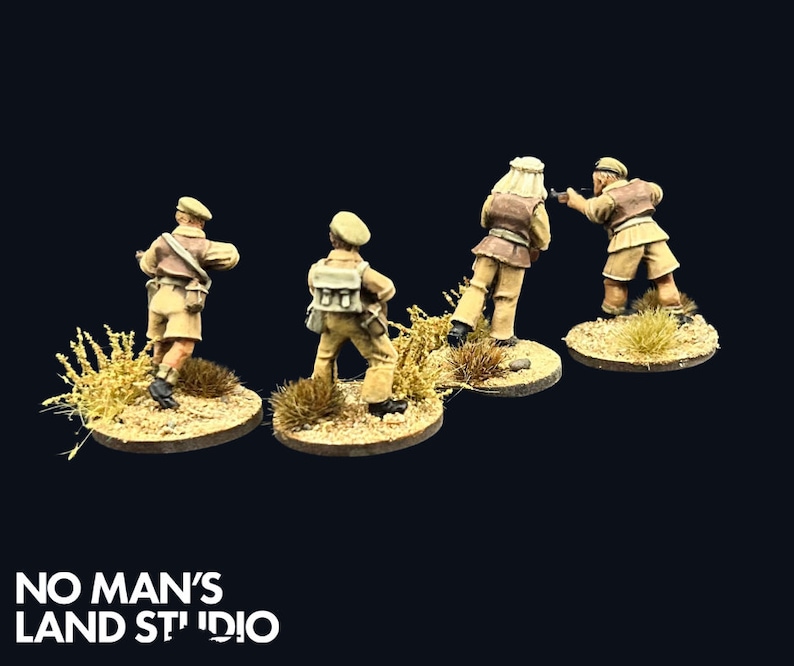 Bolt Action Painted, SAS LRDG, British Figures, 28mm WW2 Artizan ...