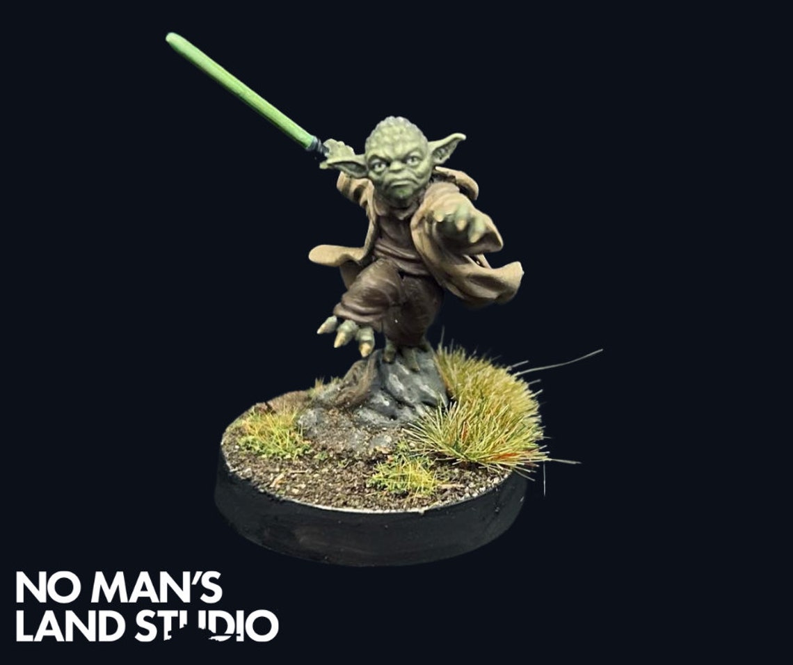 Star Wars Legion Painted, Yoda, Miniature, Star Wars, Painted, 28mm ...