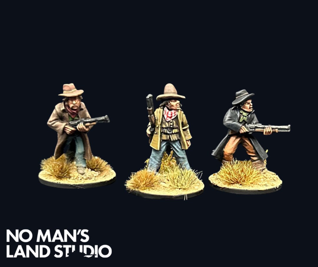 Wild West Pre Painted Miniatures Dead Mans Hand, What A Cowboy 28mm ...