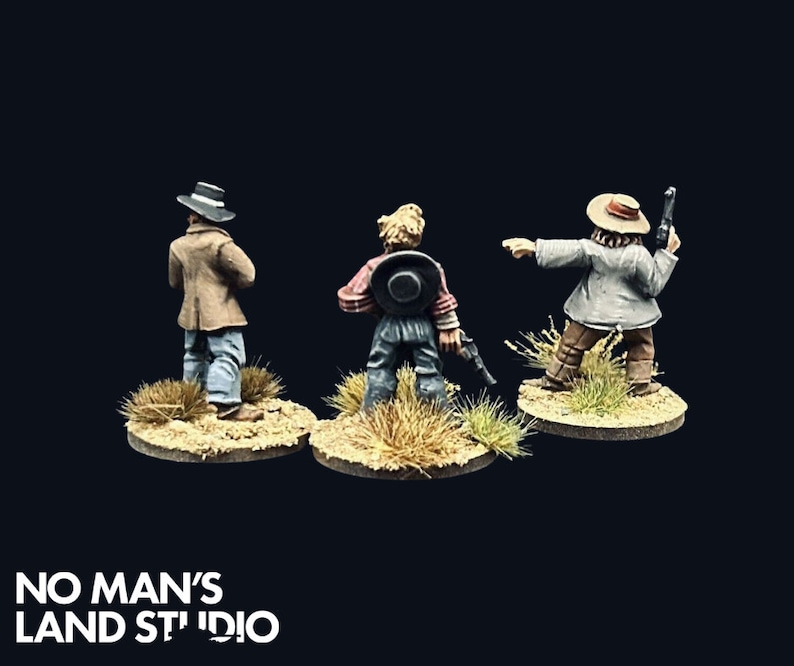 Wild West, Pre Painted Miniatures, Dead Mans Hand, What A Cowboy, 28mm ...