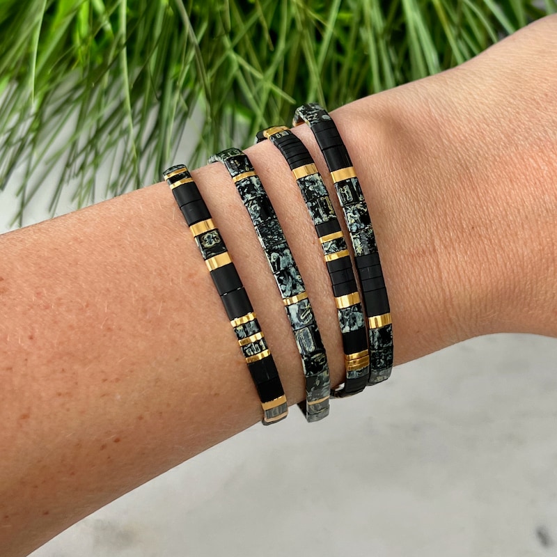 Obsidian Tiles - Etsy