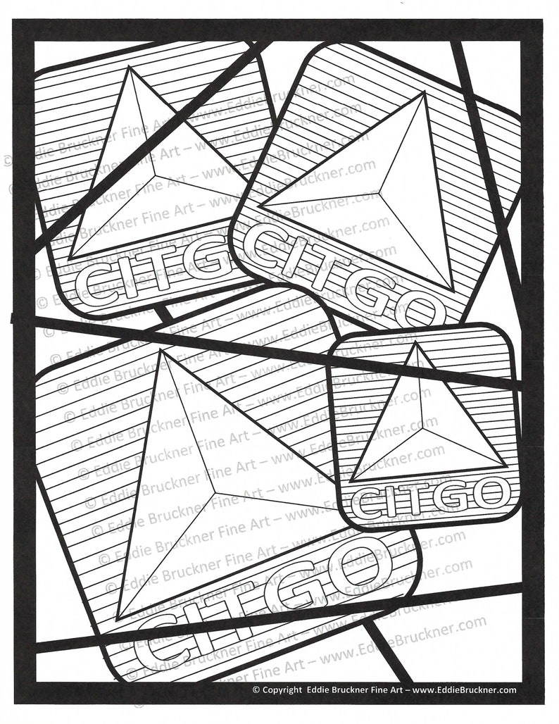 Boston Coloring Book: Pop-art Designs for Adults & Kids (digital ...