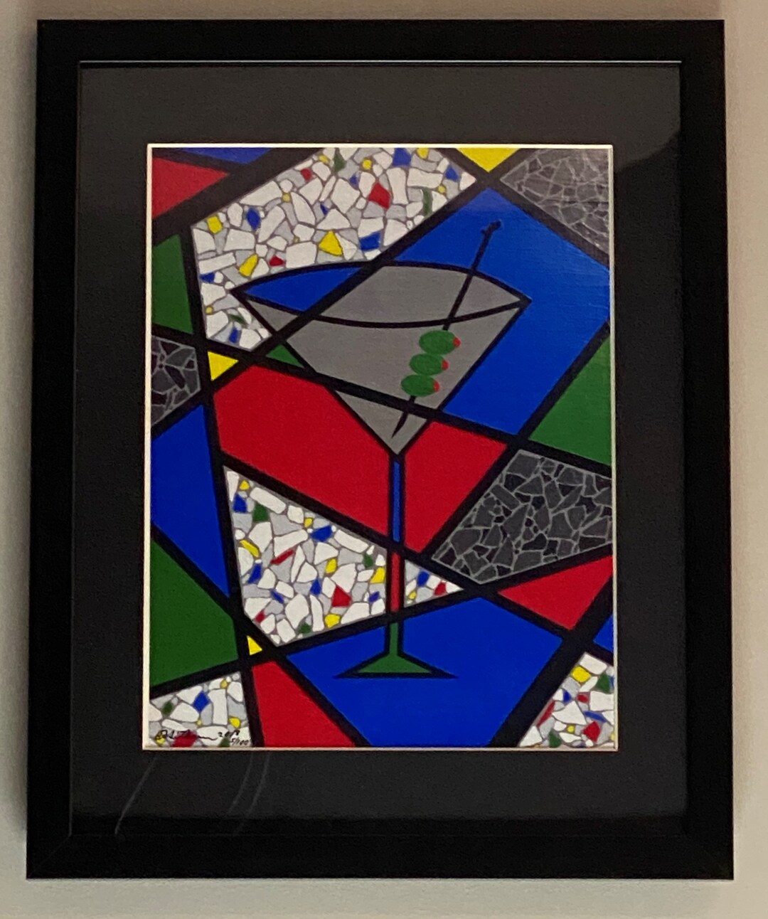Martini Pop-art Print: Limited Edition. Bar Cart Decor - Etsy