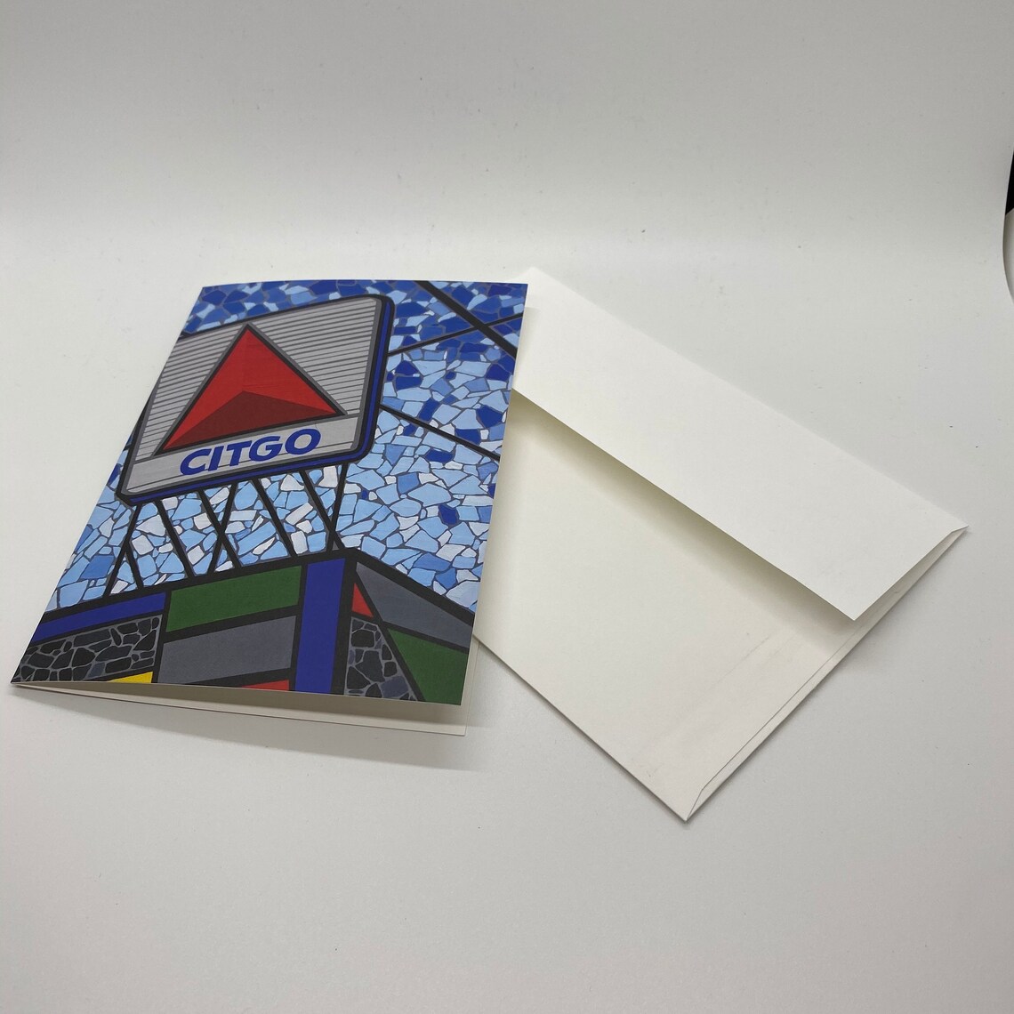Boston Citgo Sign Greeting Card: Pop-art Bold Colorful Fun Cards. Great ...