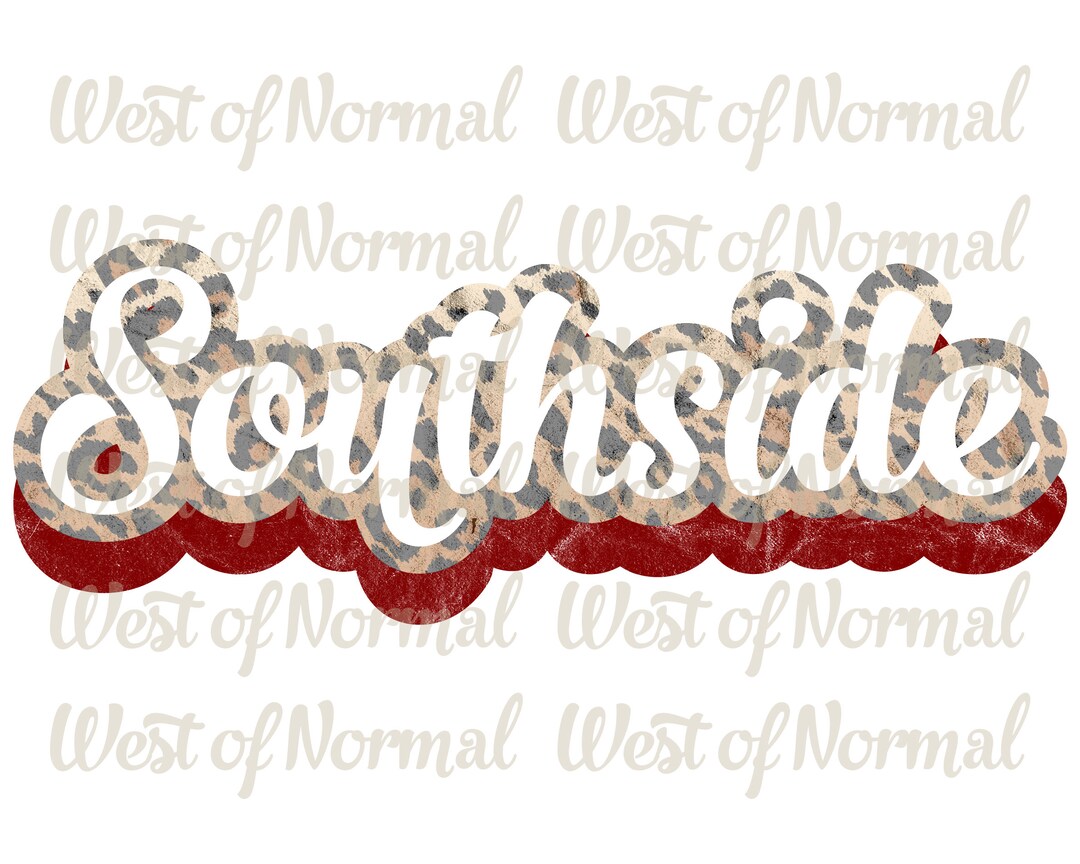 Southside Leopard Retro PNG for Sublimation - Etsy