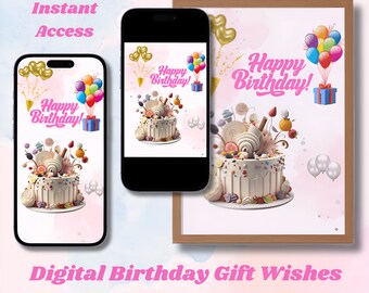 Digital Birthday Card - Etsy