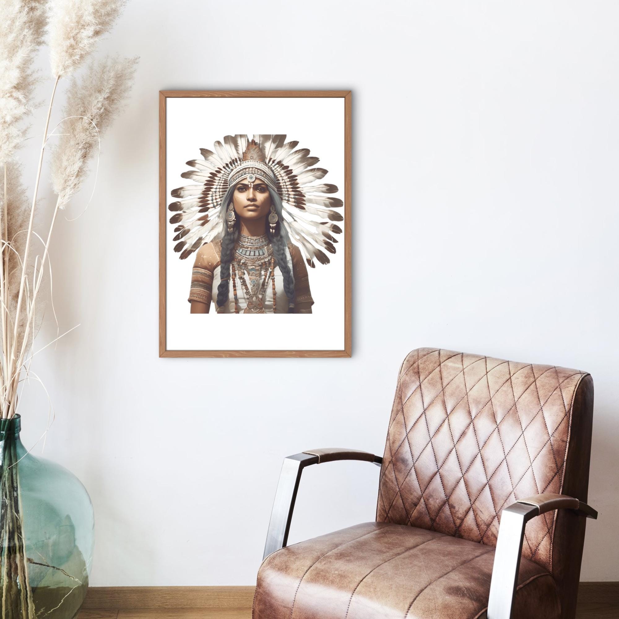 Beautiful American Indian Woman Art - Historic American Indian Woman ...