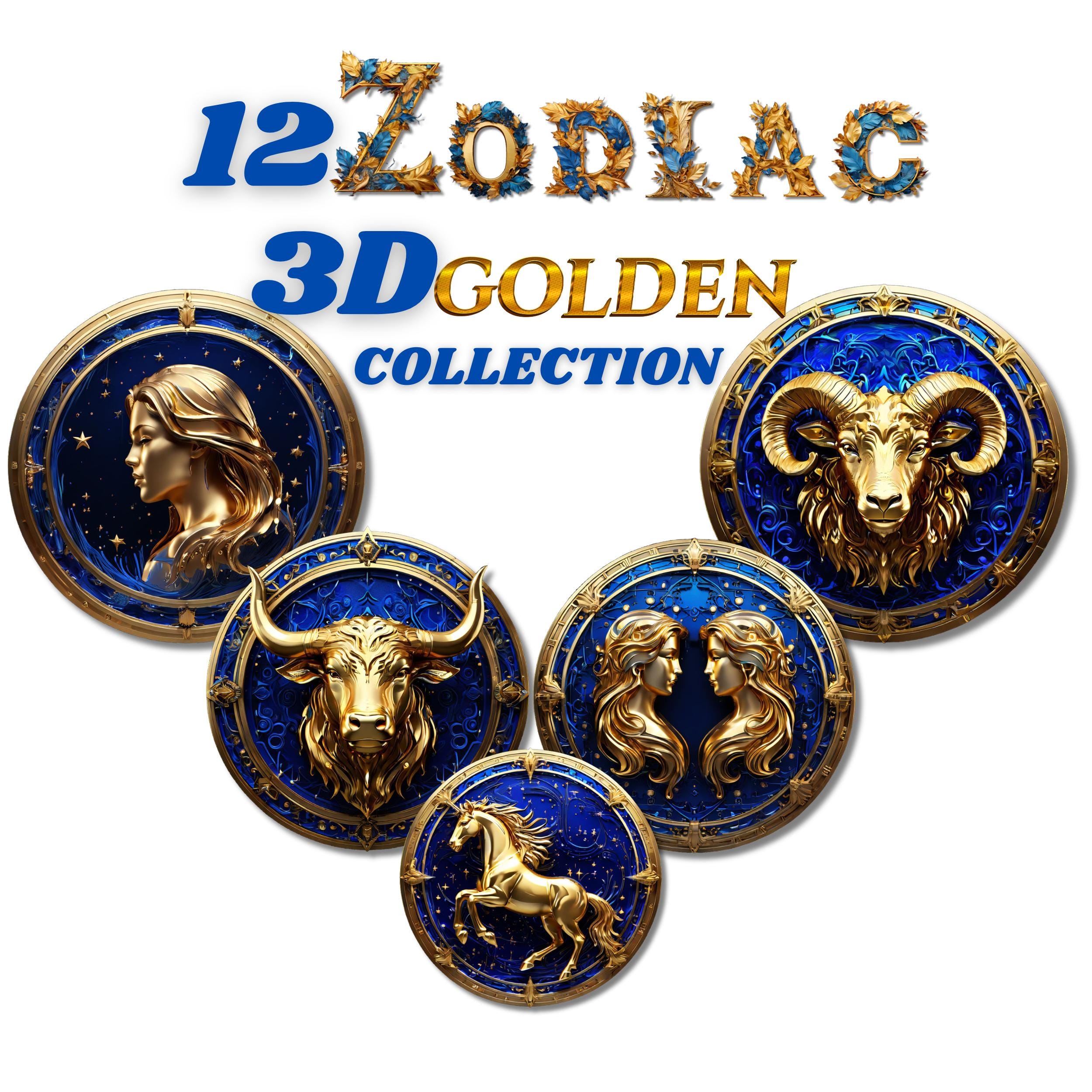 Luxurious Taurus Zodiac Art Print - Personalized Astrology Decor for ...