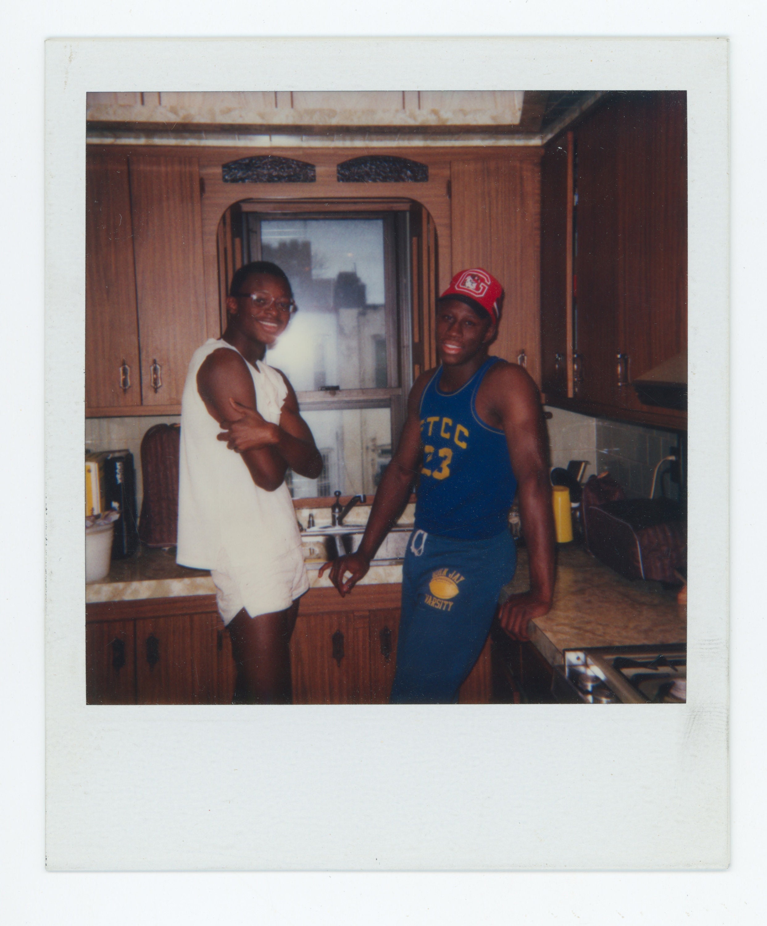 80's Dudes : POLAROID Beefcake African American Men Snapshot Candid ...