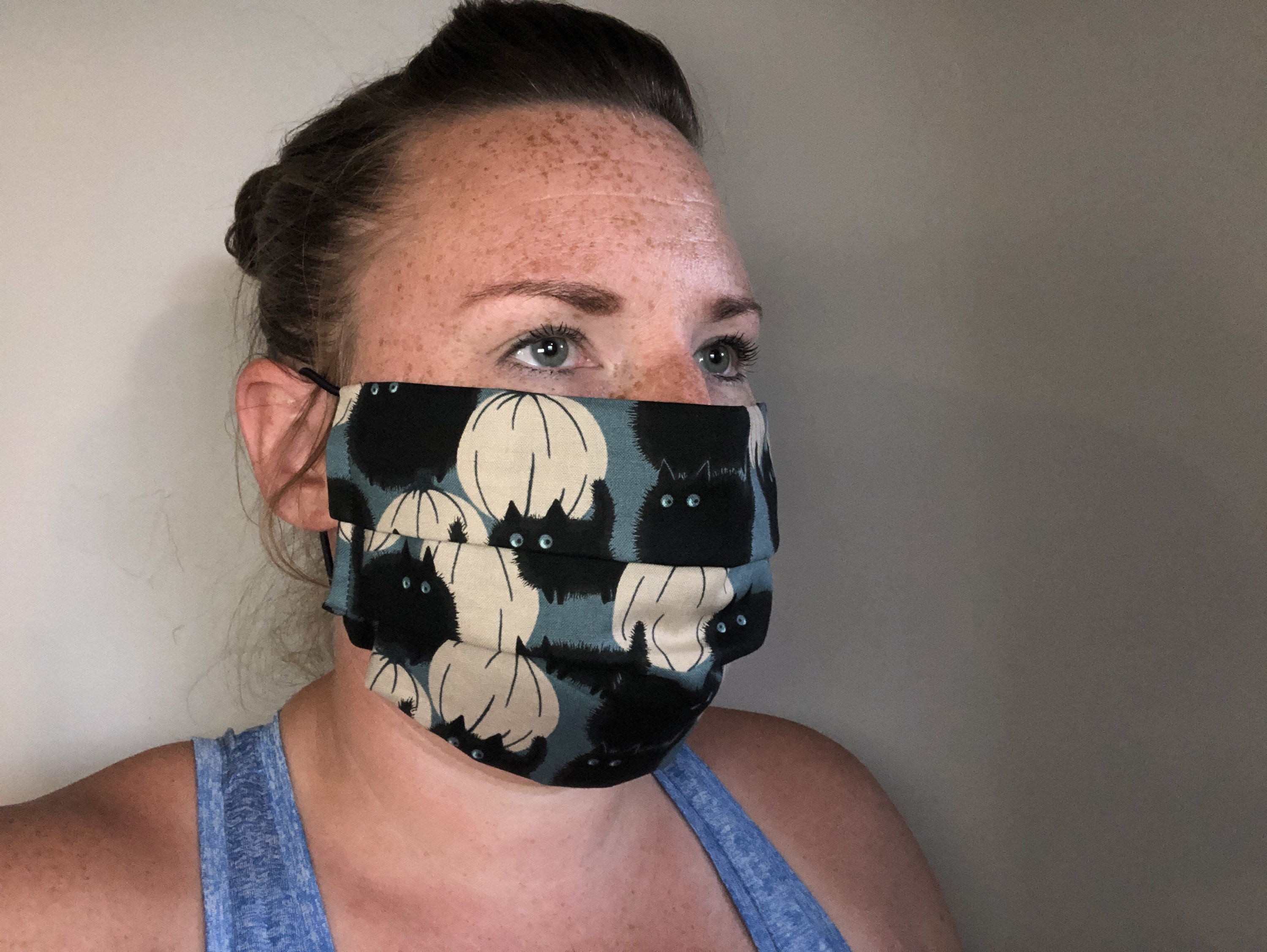 Fall Face Maskhalloween Face Maskreusable Face Maskfabric - Etsy