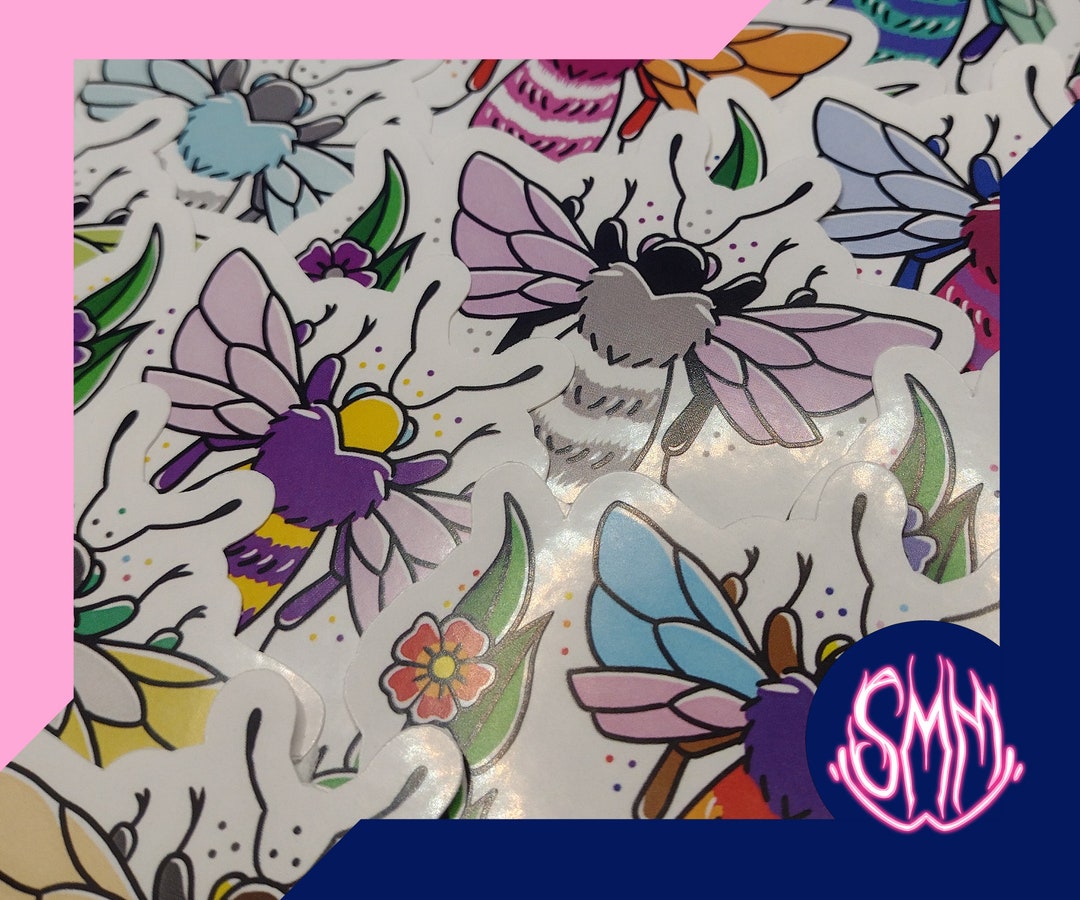 American Traditional Pride Bees - Etsy