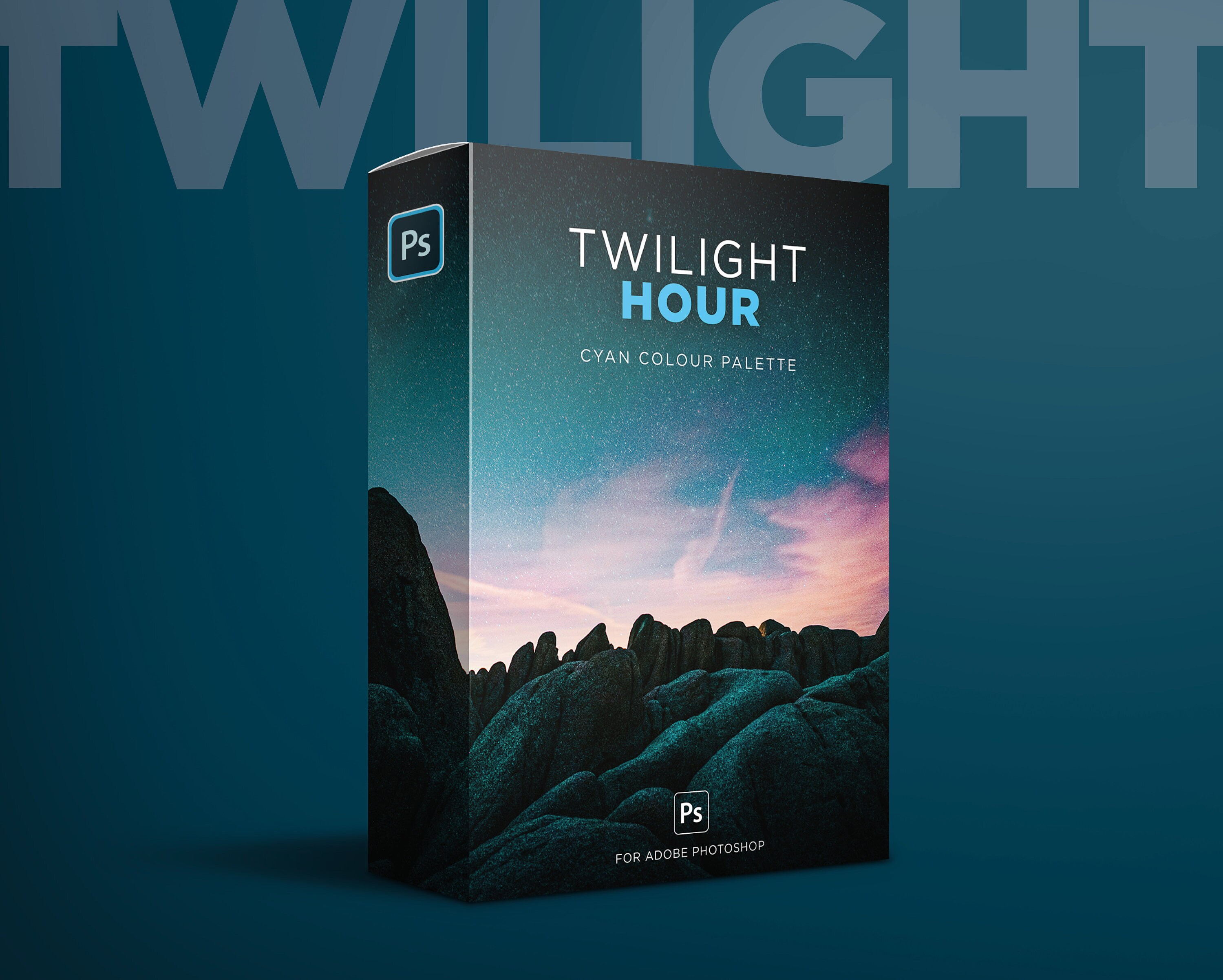Twilight Hour Colour Grading Photoshop Action | Etsy