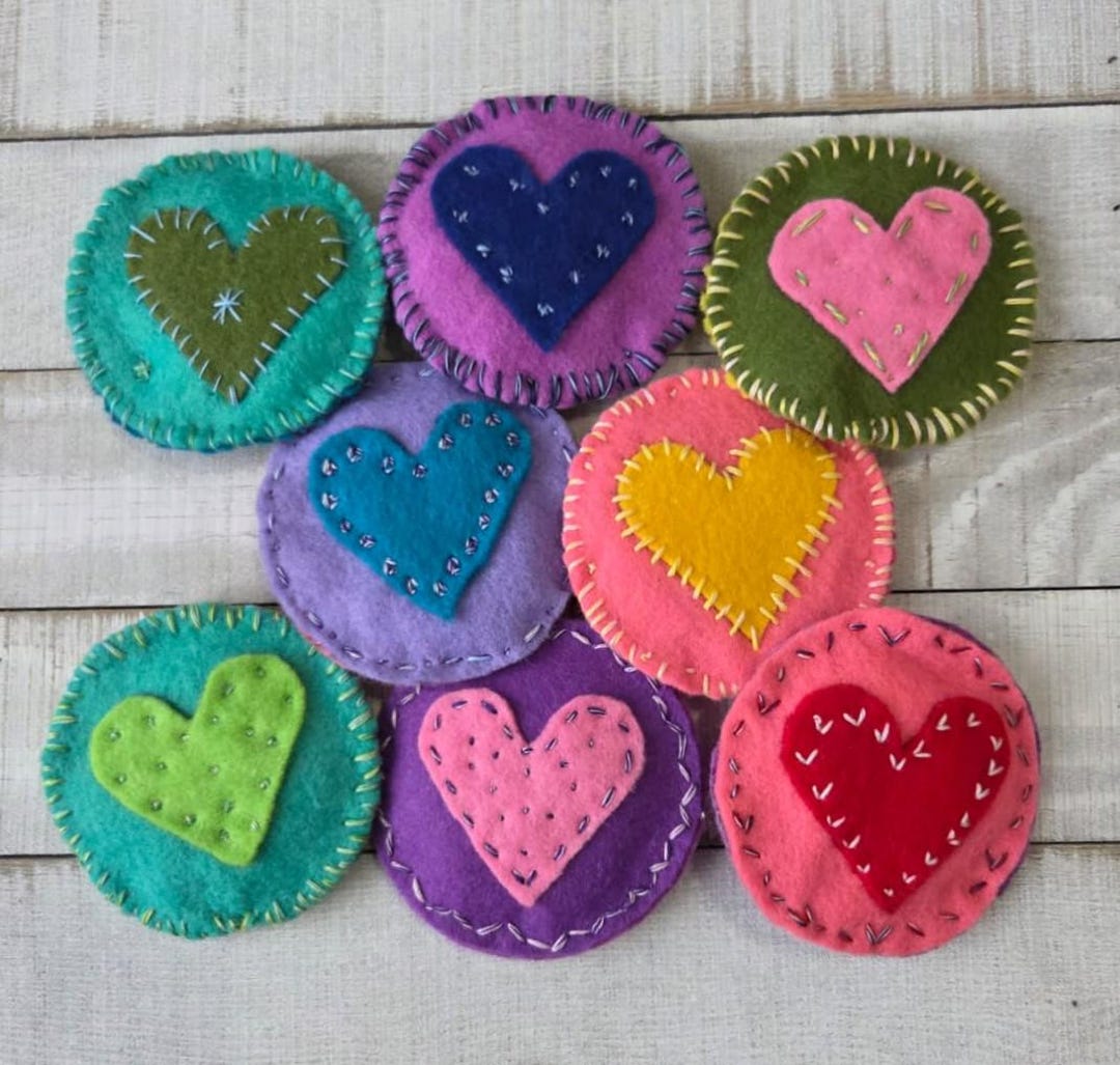 Crystal Heart Sachet Infused With Rose Oil for Healing, Peace ...