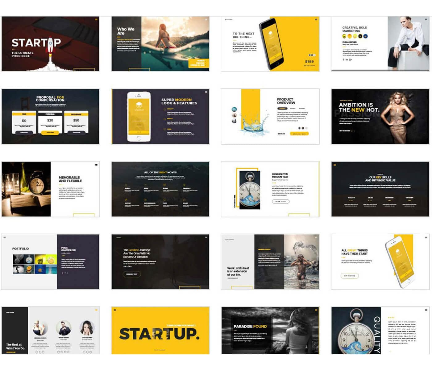 Startup: the Ultimate Pitch Deck for PPT - Etsy