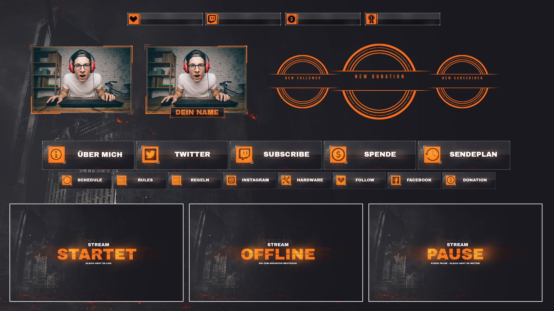 DIVISION Twitch-overlay - Etsy Ireland