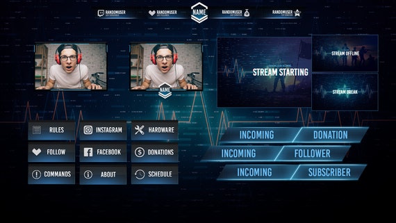 WARZONE Twitch-overlay - Etsy