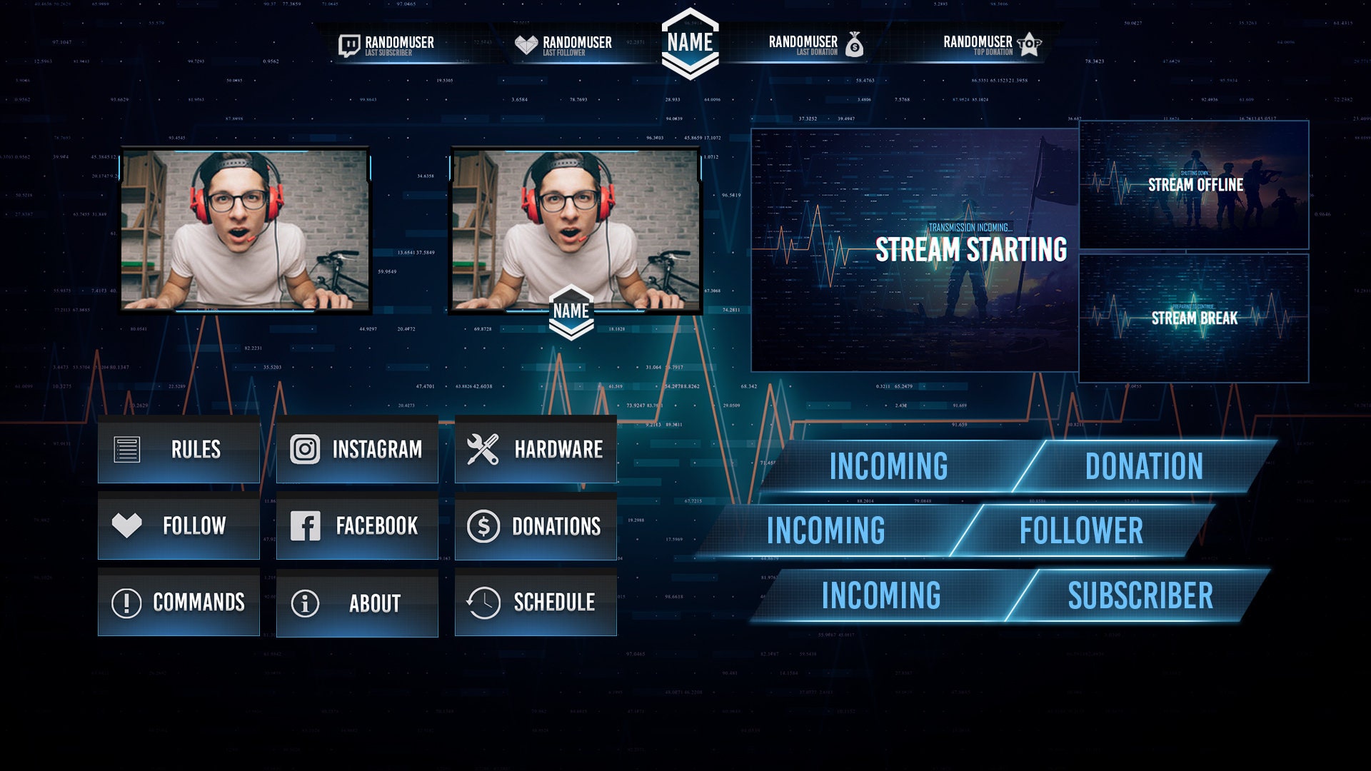 WARZONE Twitch Overlay Set: Battle Royale Stream Starter Kit - Etsy