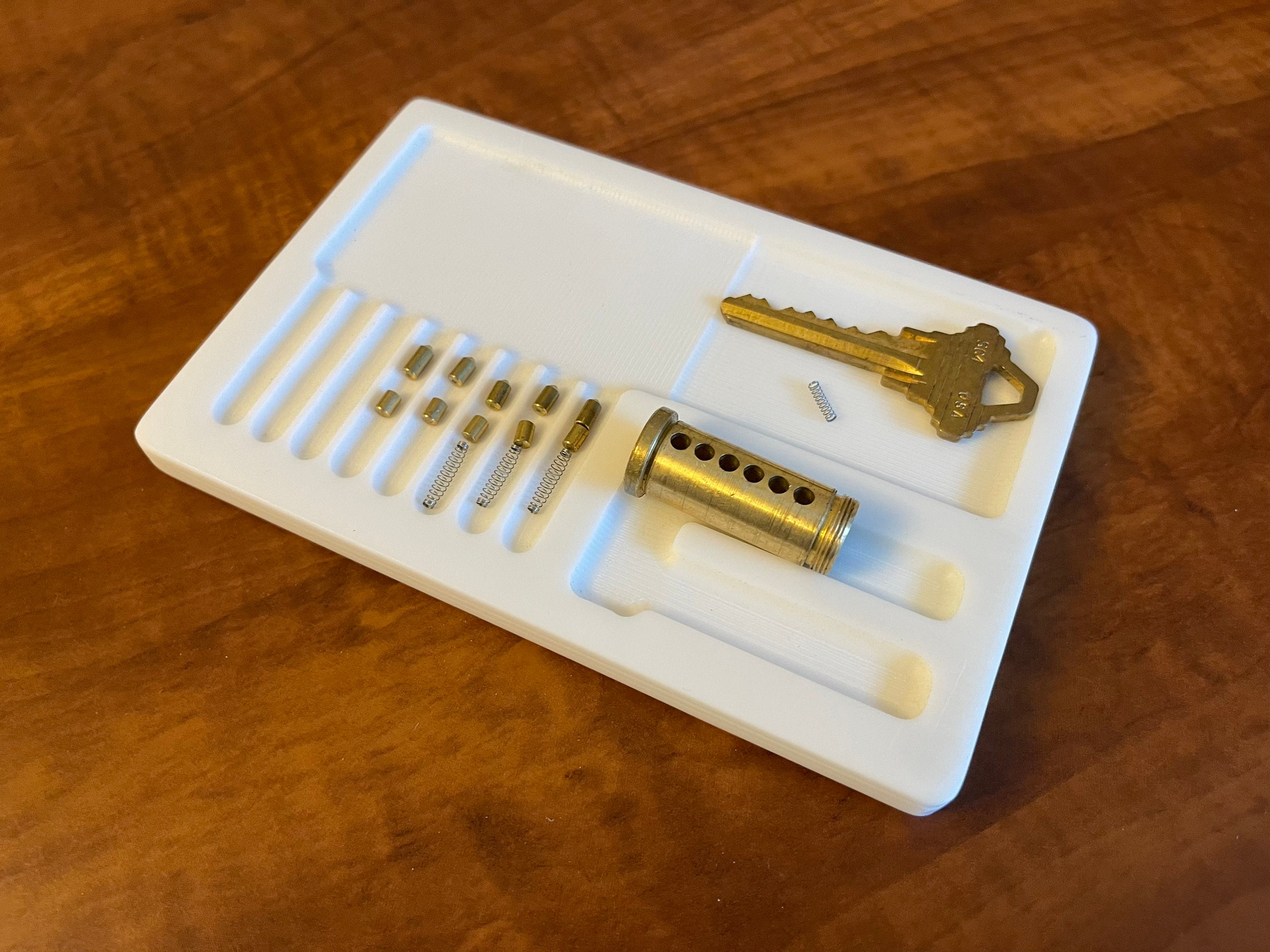 Corian Locksport Bitting Tray / Pinning Tray - Etsy