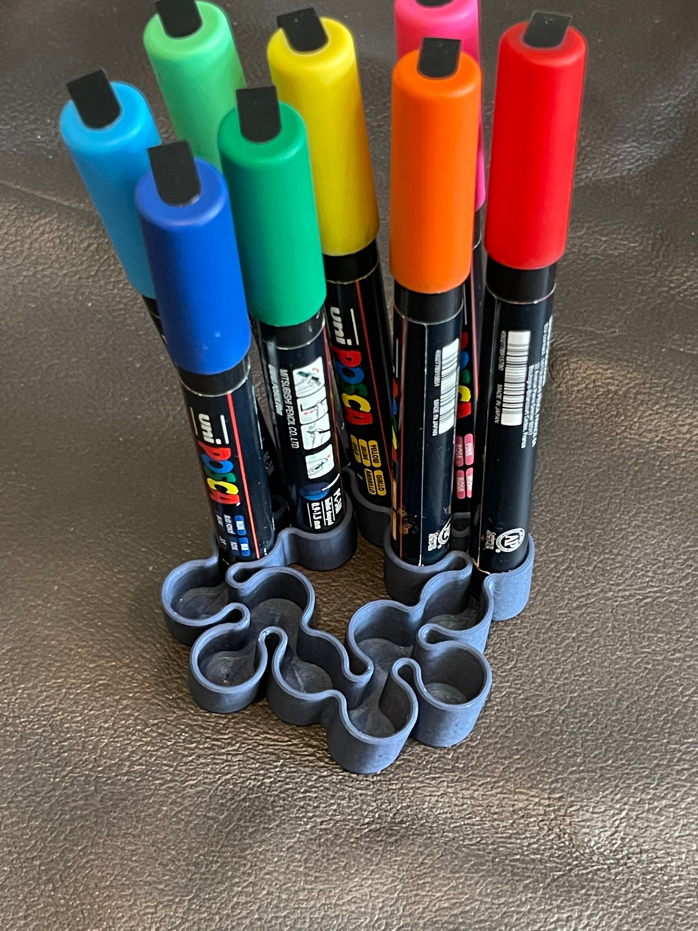 PC-3M Desktop Posca Marker Organizer / Holder for 16 Markers Low ...