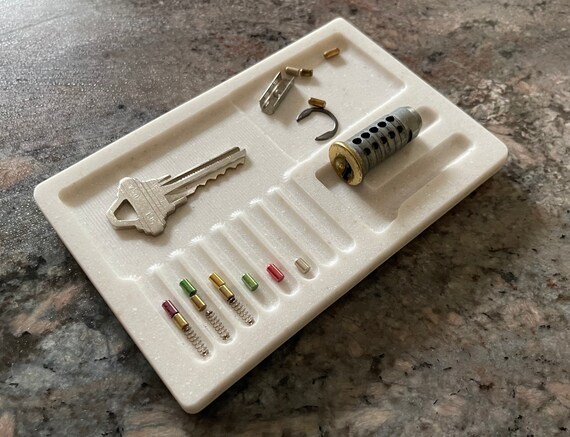 Corian Locksport Bitting Tray / Pinning Tray - Etsy